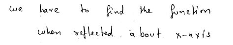 Solved Help Write The Function Whose Graph Is The Graph Of Y X 5