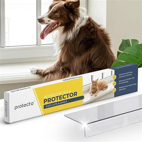 Protecto Clear Window Sill Protector 90x85cm Ultra Strong Window
