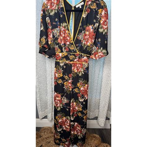 June And Hudson Pants And Jumpsuits June Hudson Floral Wide Leg