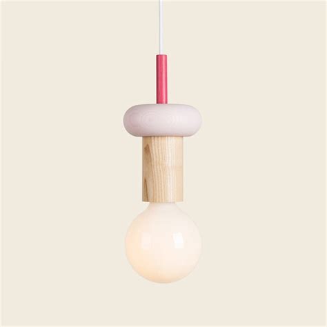 Colored Wood Blocks Led Pendant Light Playful And Dynamic Modern Lighting