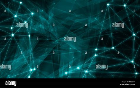 Modern Technology Abstract Chaos Shapes Triangles Template Conception