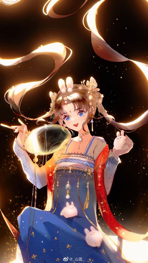 Shan Lan Zhao Linger Xianjian Qixia Zhuan Highres 1girl Black