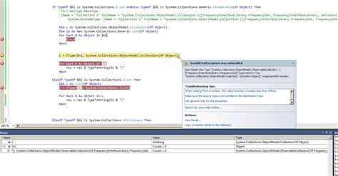 Net Cast Observablecollection Of Unknown Stack Overflow