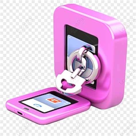 전화 보안 자물쇠의 3d 그림입장열쇠이동하는 Png 일러스트 무료 다운로드 Lovepik