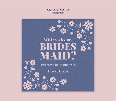 Free Psd Engagement Template Design