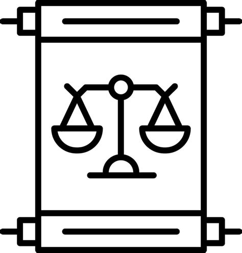 scroll line icon design element 53496906 vector art at vecteezy