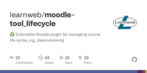 github learnweb moodle tool lifecycle recycle extensible moodle
