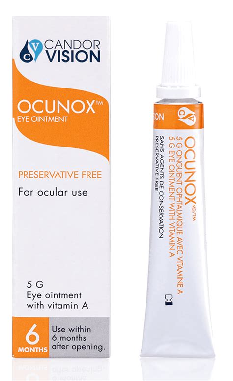 Ocunox® Eye Ointment Overnight Protection For Dry Irritated Eyes