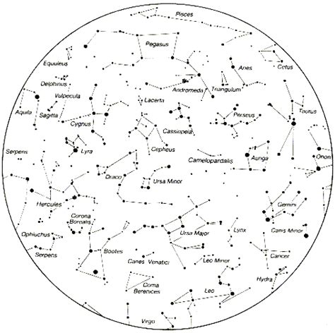 Printable Constellation Map