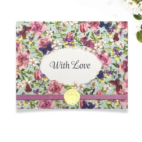 Notelets With Love 8 X With Envelopes The Celebration Store