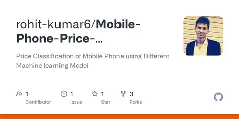 Github Rohit Kumar6mobile Phone Price Classification Price Classification Of Mobile Phone