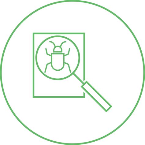Beautiful Detect Bug Vector Line Icon 16736267 Vector Art At Vecteezy