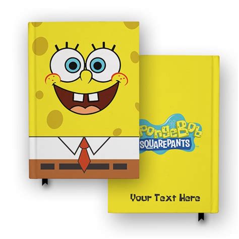 Jual Buku Catatan Notebook Spongebob Custom Nama Notes Diary Jurnal