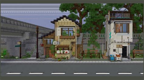 Minecraft Small Japenese Street Minecraft Architecture Minecraft