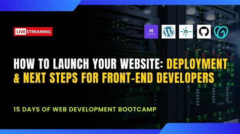 Web Dev Bootcamp How To Launch Your Website Deployment And Next Steps
