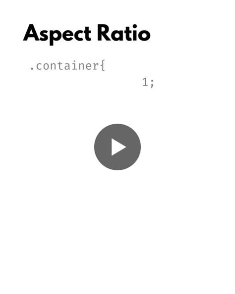 How To Use Aspect Ratio In Css For Responsive Design Utsav M Posted