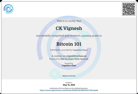 Cognitive Class Ds0321en Certificate Cognitive Class