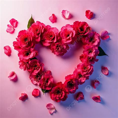 흰색 벽돌 벽에 빨간 종이 장미로 만든 발렌타인 데이 하트 발렌타인 데이 장미 빨간색 배경 일러스트 및 사진 무료 다운로드 Pngtree