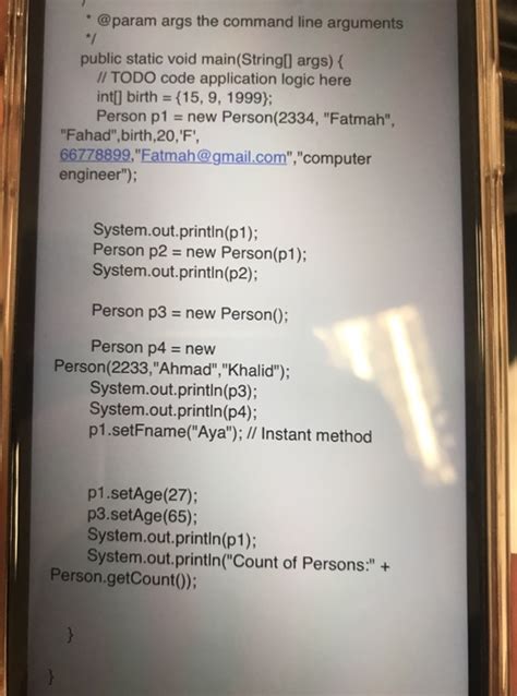 Param Args The Command Line Arguments Public Static