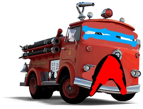 Red The Firetruck Crying Cars By Gavinthesonic18 On Deviantart