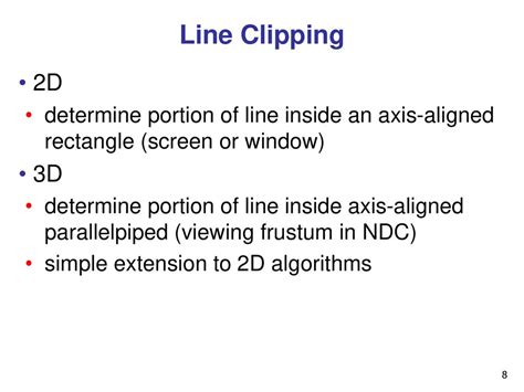 Clipping University Of British Columbia Cpsc 314 Computer Graphics