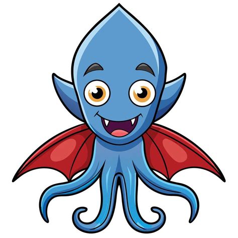 Dibujo De Calamar Vampiro