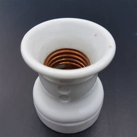 Porcelain Light Socket Vintage Etsy