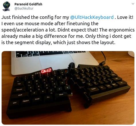 ultimate hacking keyboard new agent release and module progress