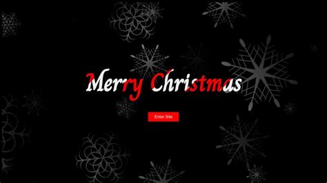merry christmas text animation css