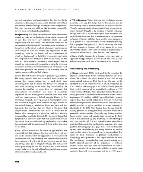 Notes For Undecidability And Intractability A New Kind Of Science Online By Stephen Wolfram