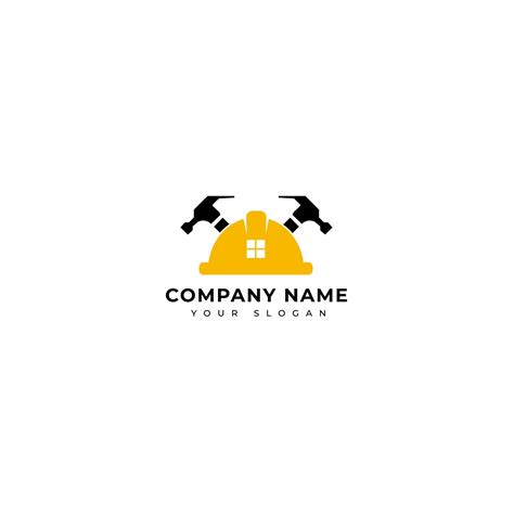 Construction Logo Vector Design 17495876 Vector Art At Vecteezy
