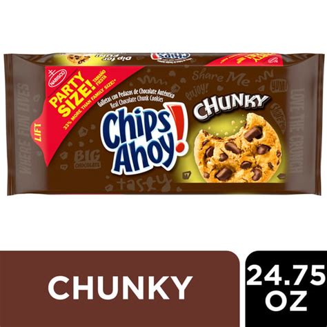Food Lion Chips Ahoy Chunky Chocolate Chunk Cookies Party Size Same