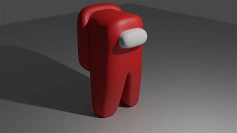 3d Model Among Us Crewmate Vr Ar Low Poly Cgtrader