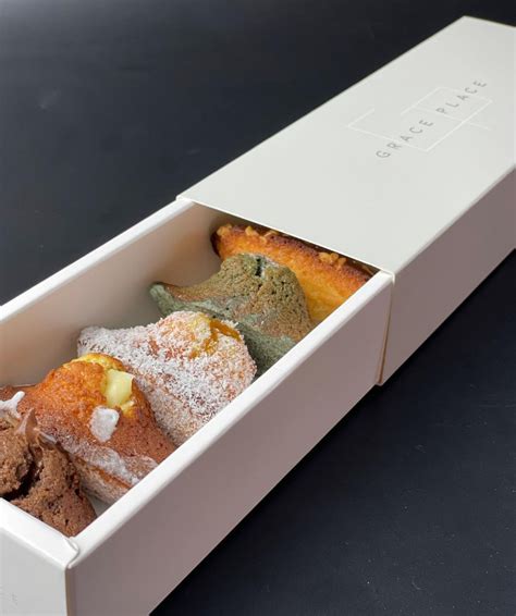 [마들렌 박스제작] 고객의 편의성을 살린 슬리브포장박스 디저트 식품패키지 박스메이커스 팩토리엠 박스제작 전문업체