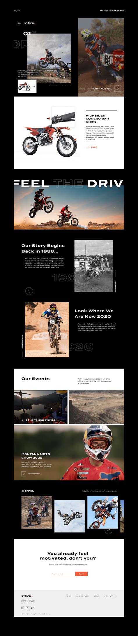 Drive UI Website On Behance Drive UI Website On Behance