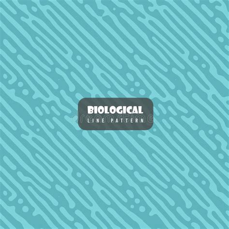 Organic Biological Turing Lines Pattern Stock Vector Illustration Of