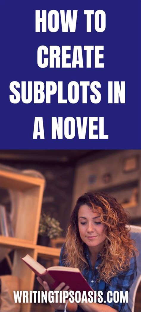 how to create subplots in a novel writing tips oasis