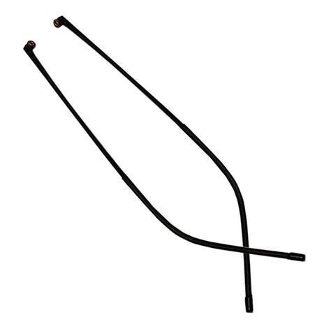 Dookaa Vintage Eyeglass Temples 1 Pair Black Metal Frame Replacement