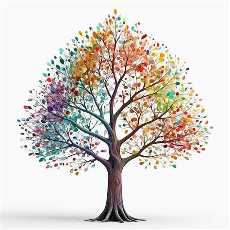 Premium Photo Colorful Trees