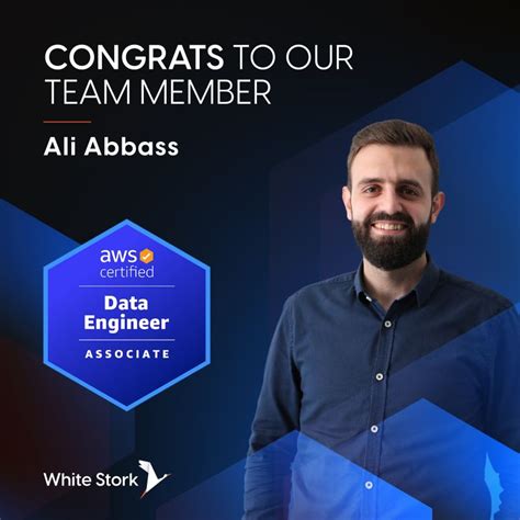 white stork on linkedin white stork aws dataengineercertified
