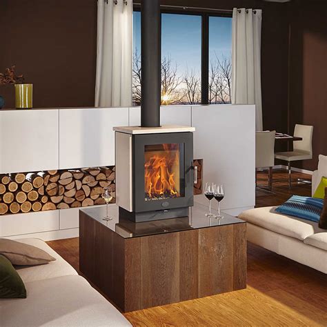 Wood Heating Stove Lille Basic Max Blank Gmbh Pellet 5 Kw10
