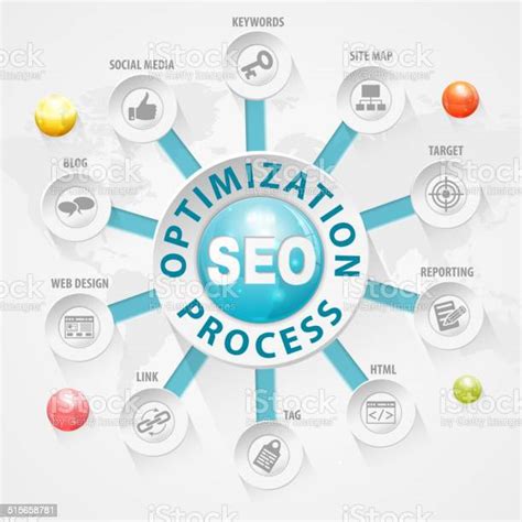 Seo 컨셉입니다 검색 엔진에 대한 스톡 벡터 아트 및 기타 이미지 검색 엔진 Html 개발 Istock