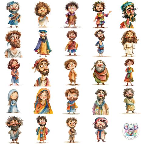 How To Draw Cartoon Bible Characters