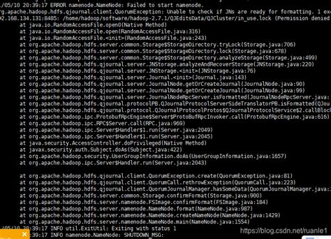 Hdfs Namenode Format格式化失败问题namenode格式化之后没有yes Csdn博客