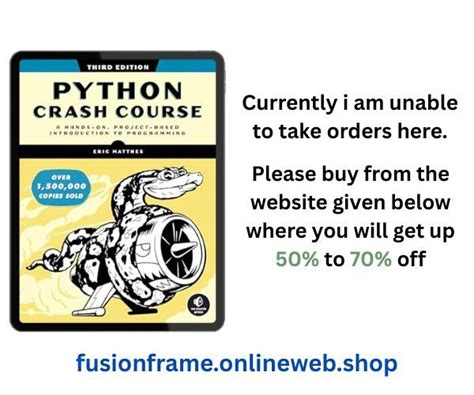 Python Crash Course 3rd Edition A Hands On Project Based In Inspire Uplift