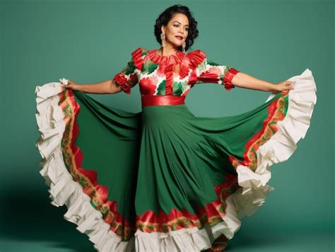 Premium Ai Image 40 Year Old Mexican Woman In Emotional Dynamic Pose