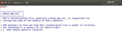 Éditer modifier un fichier sous Ubuntu avec Gedit t php fr