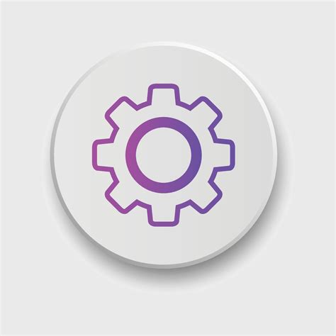Setting Icon For Apps Or Web Interface With Button Set Of Settings