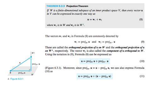 orthogonal projection
