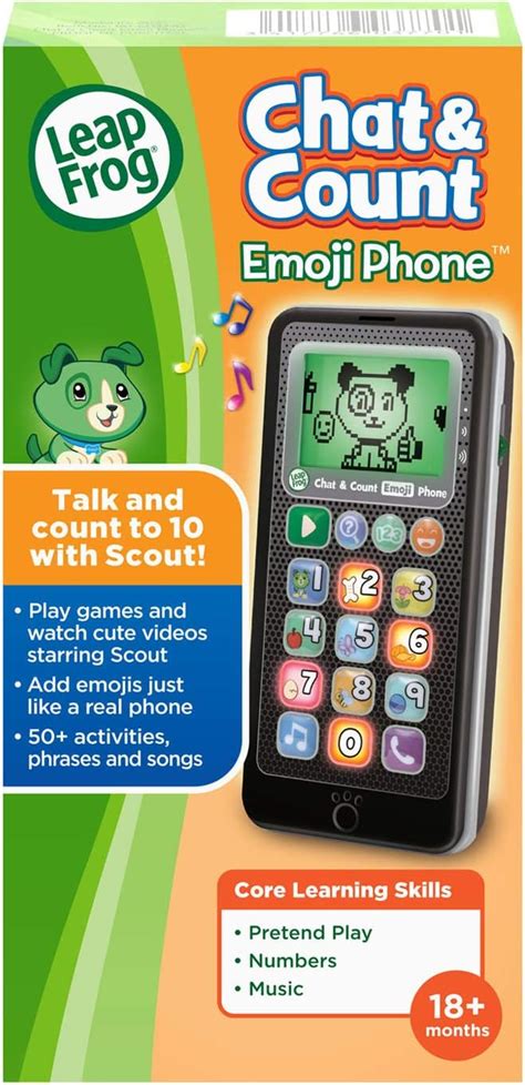 Leapfrog Chat And Count Emoji Phone Purpleblack Leapfrog